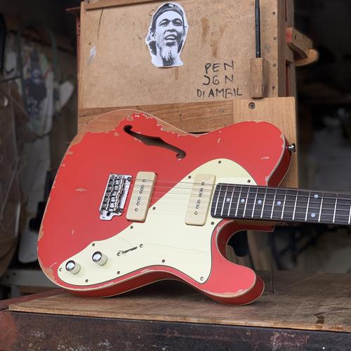Jual OQ Guitars - Relic Thinline Telecaster style guitar original ...