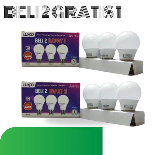 Jual LAMPU LED LUXCO ASHTA A BULB PAKET ISI 3PCS CAHAYA PUTIH - Kota Malang - Toko Berkat ...
