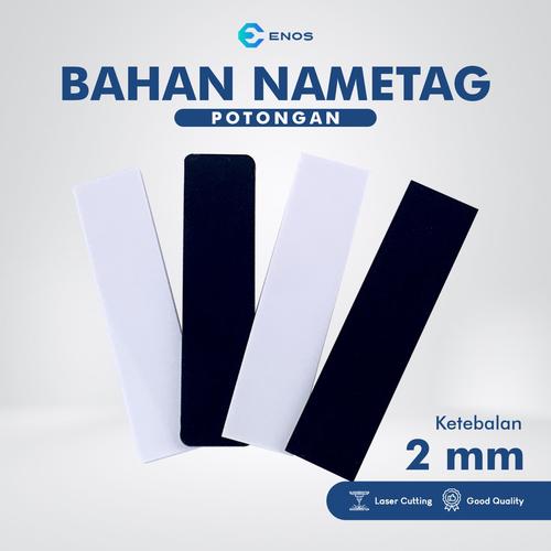 Jual Bahan Name Tag / Nametag / Papan Nama Dada bahan akrilik polos ...