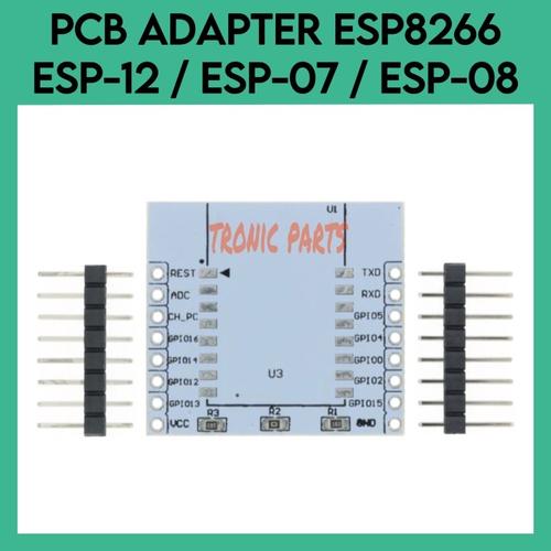 Jual ESP8266 Adapter Plate PCB Wifi Module IOT ESP-07 ESP-12 ESP-08 ESP ...