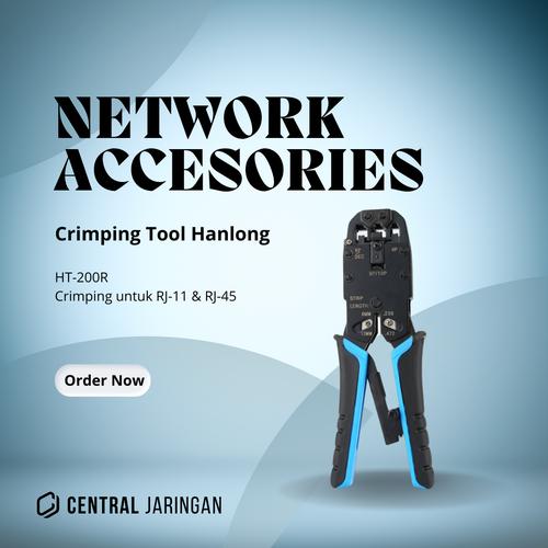 Jual Crimping Tool HANLONG HT-200R Original|Tang Crimping RJ45 Cat5 ...