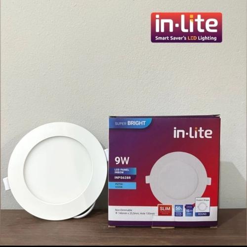 Jual Inlite Downlight Panel Led 9 Watt Bulat Inbow INPS628R 9Watt In ...