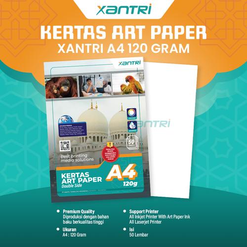 Jual Kertas Photo foto Brosur Pamflet Art Paper A4 A5 120gsm Isi 50 ...