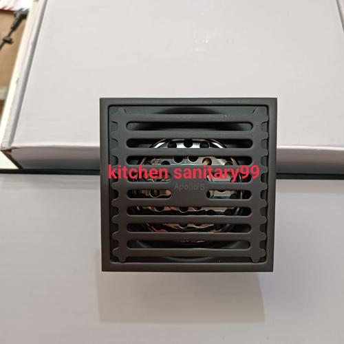 Jual Smart drain Apollo hitam / floor drain hitam garis garis - Jakarta ...