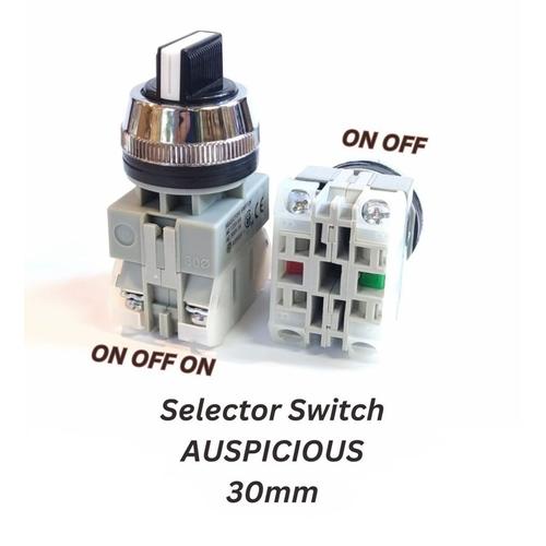 Jual Selector Switch ON OFF 30 mm 2 Posisi 3 Posisi - 2 Posisi - 2 ...