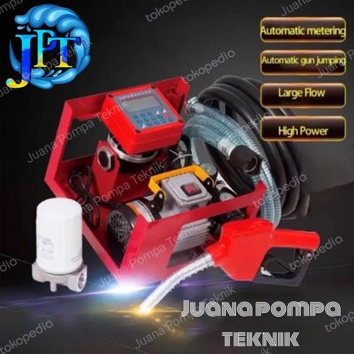 Jual Pompa Solar Pompa Transfer BBM Flow meter AC 220V Solar minyak ...