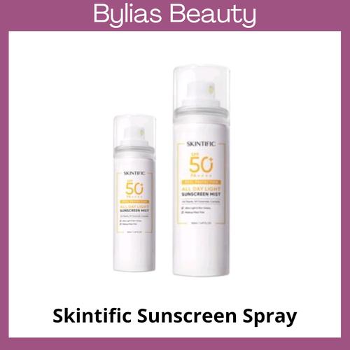 Jual Skintific All Day Light Sunscreen Mist SPF 50 PA++++ | Sunscreen ...
