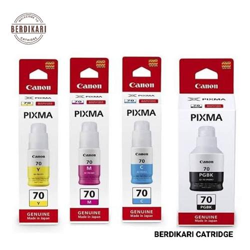Jual Tinta Canon PIXMA GL 70 Original for GM2070 / G5070 / G6070 (BK.M ...