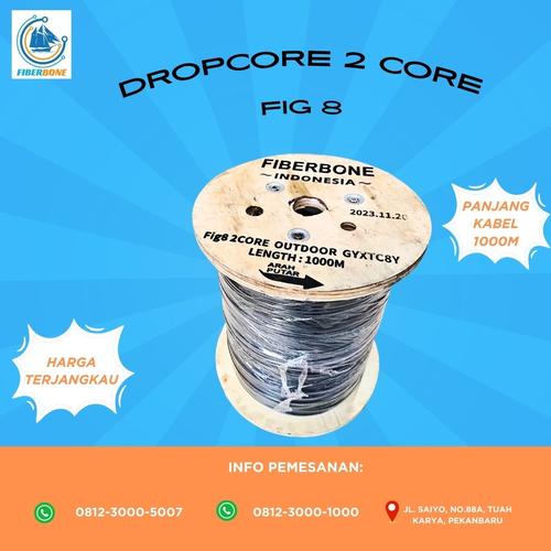 Jual 2 Core Fig8 Mini Kabel Drop Core Ftth Fiber Optic Merk Fiberbone ...