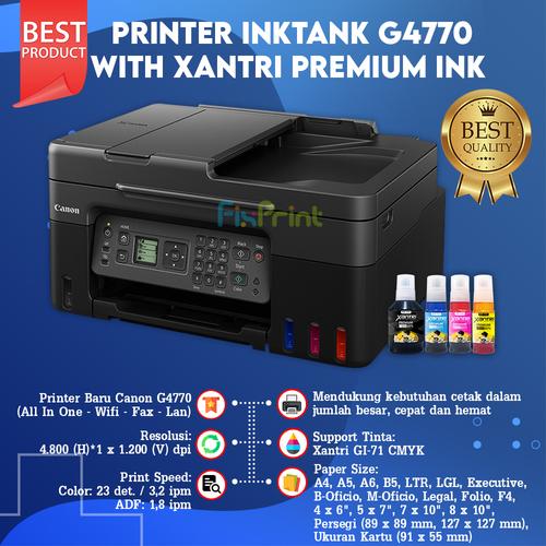 Jual Printer Canon PIXMA G4770 G 4770 All In One Fax WiFi ADF - XANTRI ...