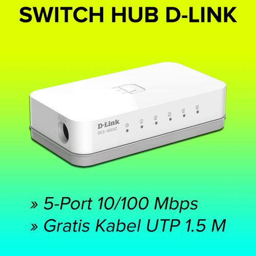 Jual Ethernet Network Swich Swit Swicth Switch LAN Hub Internet 5 Port ...