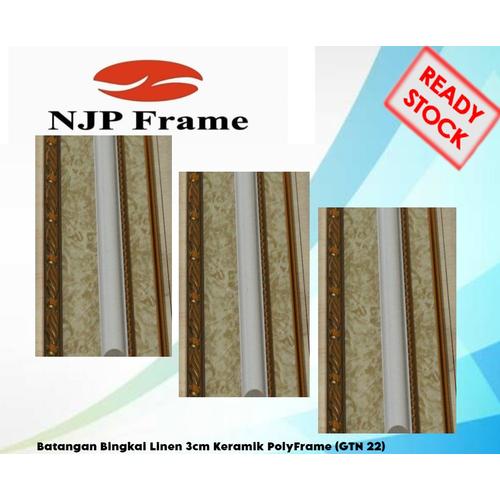Jual NJP Bogor_Fiber Batangan Bingkai Linen Keramik 3cm PolyFrame (GTN 22G) - Kab. Bogor - NJP ...