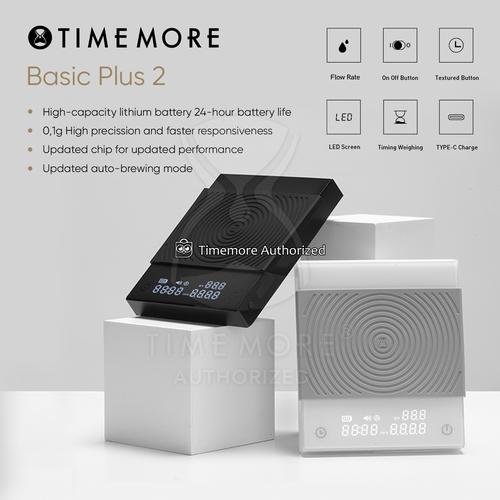 Jual Timemore Basic Plus 2 Black Mirror Digital Coffee Scale 100% Original - BasicPlus2Black ...
