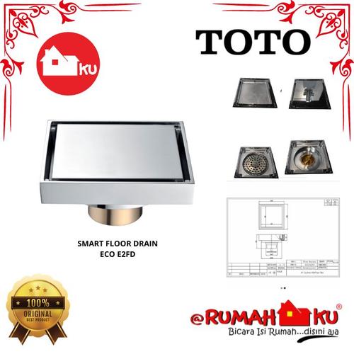 Jual Smart Floor Drain ECO E2FD Anti Serangga & Bau SUS 304 - Jakarta Barat - @RUMAHKU | Tokopedia