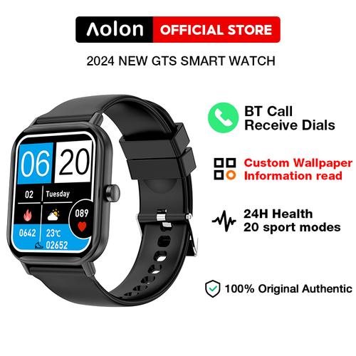 Promo Aolon Smartwatch GTS Smart Watch Waterproof Custom Wallpaper ...