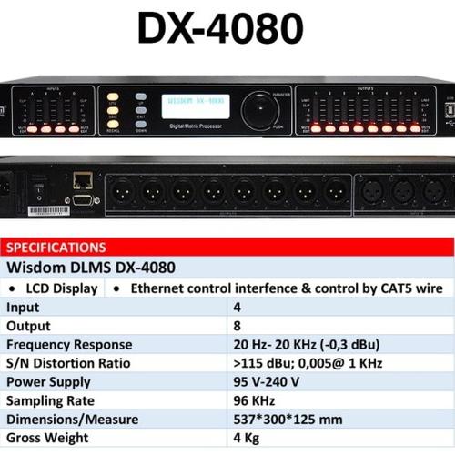 Jual Speaker Management Wisdom DX4080 DLMS Wisdom DX4080 - Kota Jambi ...