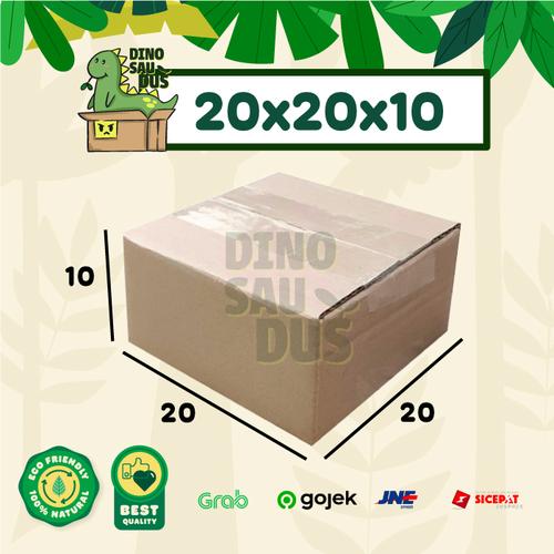 Jual 20x20x10 CM Corrugated Box Packaging KARDUS packing SHEET ...