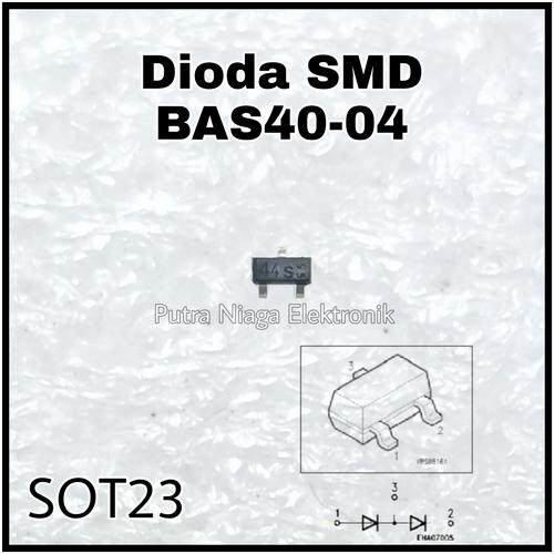 Jual Dioda SMD BAS40-04 SOT23 Dual Schottky Diode marking 44s - Kota Bandung - Putra Niaga ...