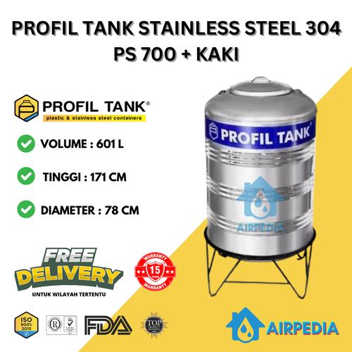 Jual PROFIL TANK STAINLESS PS 700 + KAKI - TANGKI AIR PROFIL 700 - Kota ...