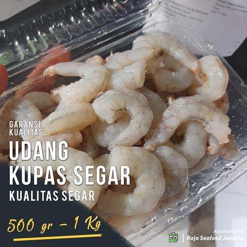 Jual udang kupas segar/ Udang Vaname Fresh (tanpa kulit) / Udang Tambak ...