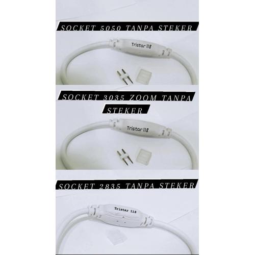 Jual SOCKET LED STRIP / SAMBUNGAN /COLOKKAN KABEL LED STRIP "TANPA ...