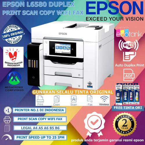 Jual Printer Epson EcoTank L6580 Duplex Garansi Resmi Epson Indonesia ...