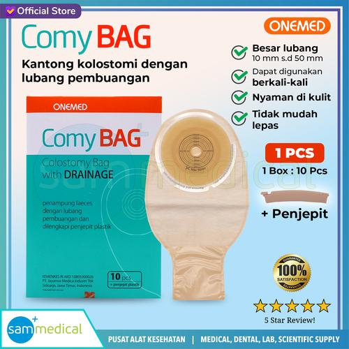Jual One Med Colostomy Bag/Kantong Kolostomi Comy Bag Drainage PER PCS ...