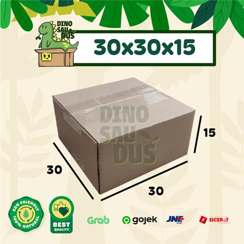 Jual 30x30x15 CM Corrugated Box Packaging KARDUS packing SHEET ...