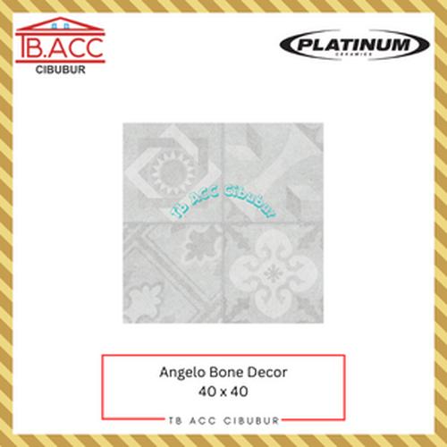 Jual Keramik 40x40 Platinum Kasar Lantai Angelo Bone Decor - Kab. Bogor ...
