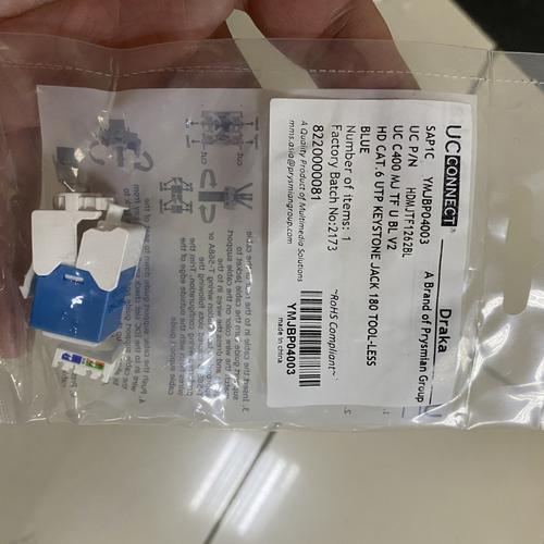 Jual Modular Outlet Data lan jack rj45 Cat6 Draka - Jakarta Pusat ...