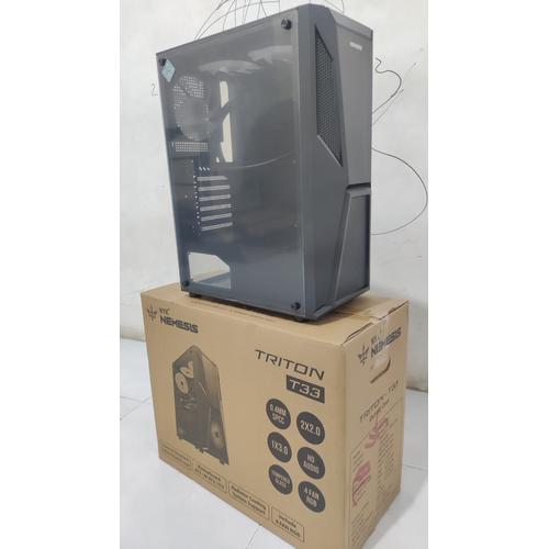 Jual Casing PC Gaming NYK Nemesis Triton T33 Free 4 Fan RGB / PC Case ...