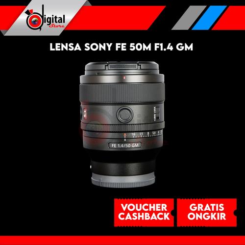 Promo Lensa Sony FE 50mm f1.4 GM Lens Sony FE 50 mm f/1.4 GM - STANDART ...