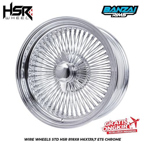 Jual Velg Mobil HSR R18 HSR WIRE WHEELS For Pajero Sport Fortuner ...