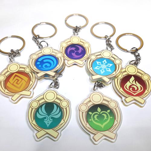 Jual Gantungan Kunci Vision Inazuma Genshin Impact - Ganci Anime Game ...
