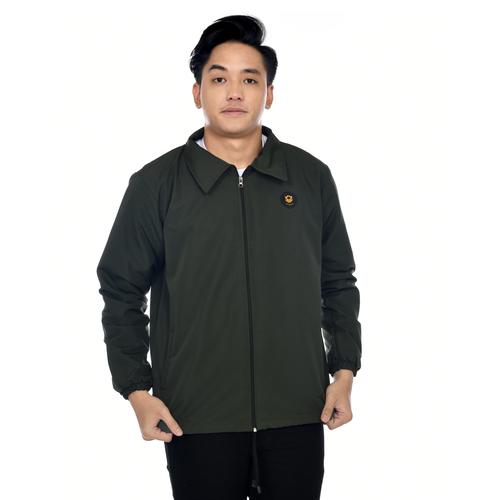 Jual jaket taslan waterproof termurah - Hijau Army, XL - Kota Bandung ...