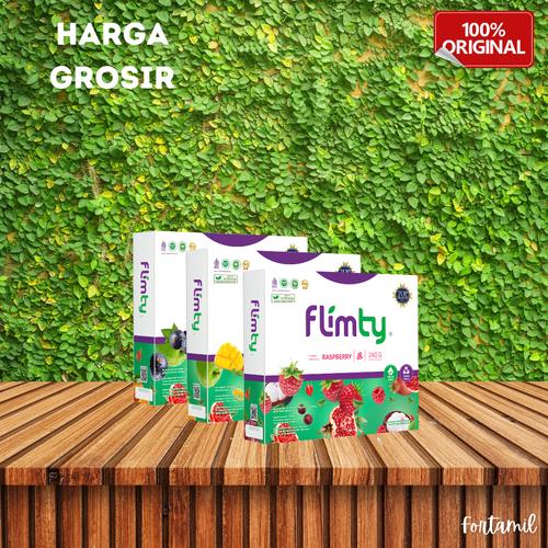 Promo Filmty Flymty Vlimty Flimty Flimtea Fiber 1 Box 16 Sachet Mangga ...