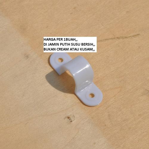 Jual KLEM CLAMP PIPA 20MM PVC CONDUIT LISTRIK PL SETARA CLIPSAL BOSS 20 ...