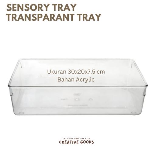 Jual Sensory Tray / Tatakan Bermain Sensory - Tray Putih - Kota ...