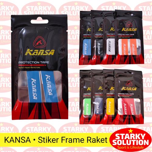 Jual Stiker Pelindung Raket Bulutangkis Frame Protector - Putih ...