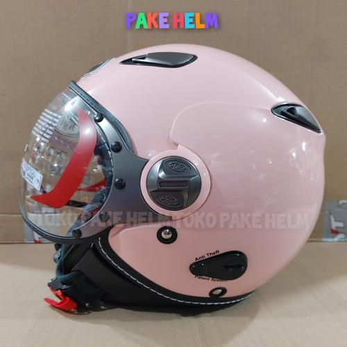 Jual Helm kyt elsico pink peach retro half face - L - Jakarta Timur ...