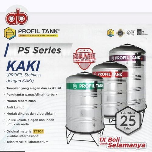 Jual TANGKI AIR TANDON STAINLESS PROFIL TANK PS SERIES+KAKI PS2500 ...