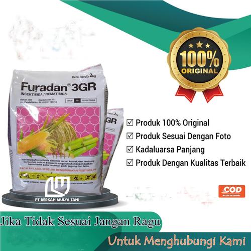 Jual Obat Hama Insektisida Nematisida Furadan 3GR 2 Kg / Puradan 1 Kg ...