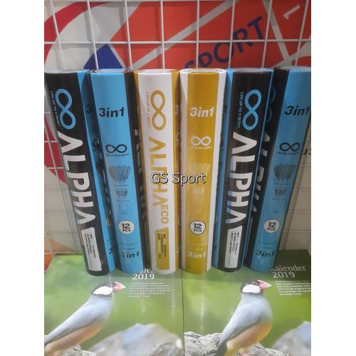 Jual SHUTTLECOCK ALPHA 3IN1 BY ALPHA PRO - Alpha Black 78 - Jakarta ...