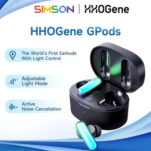 Jual Impor HHOGene GPods With Light Control TWS Wireless Earbuds ANC ...
