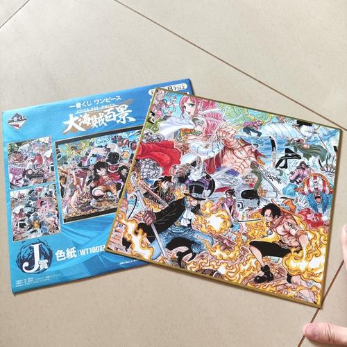 Jual One piece ichiban kuji poster shikishi papan gambar luffy bandai ...