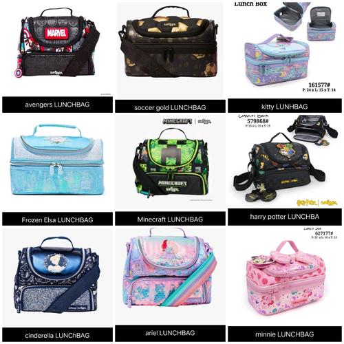 Jual Smiggle Double Decker Lunch Bag/Minecraft, Flutter, Harpot ...