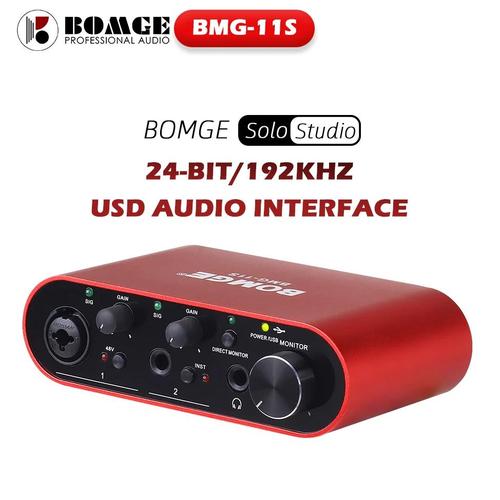 Jual New BMG-11 audio interface professional sound card and monitor ...