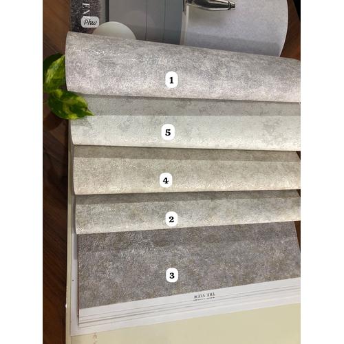 Jual Wallpaper Dinding Polos Tembok Plester Beton Abu Abstrak The View ...