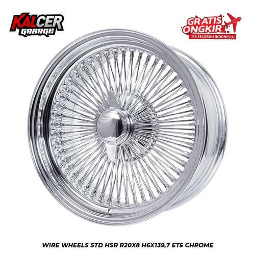 Jual VELG MOBIL R20 AMERICAN STYLE WIRE WHEELS PCD 6X139,7 RING 20 ...