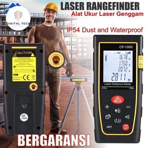 Jual Laser Distance 100 Meter Alat Ukur Jarak Dimensi Meteran 100M ...